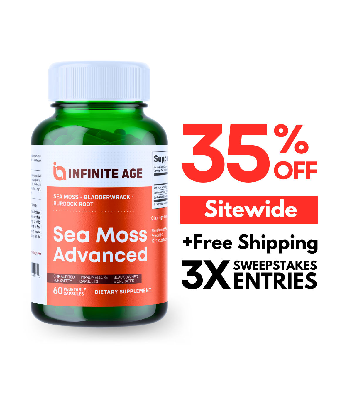 Sea Moss Advanced Capsules | Infinite Age